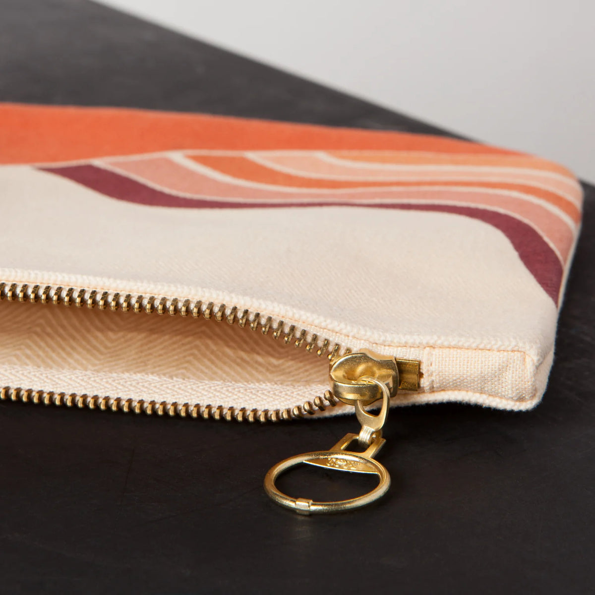 Solstice Large Zipper Pouch – Knot & Home